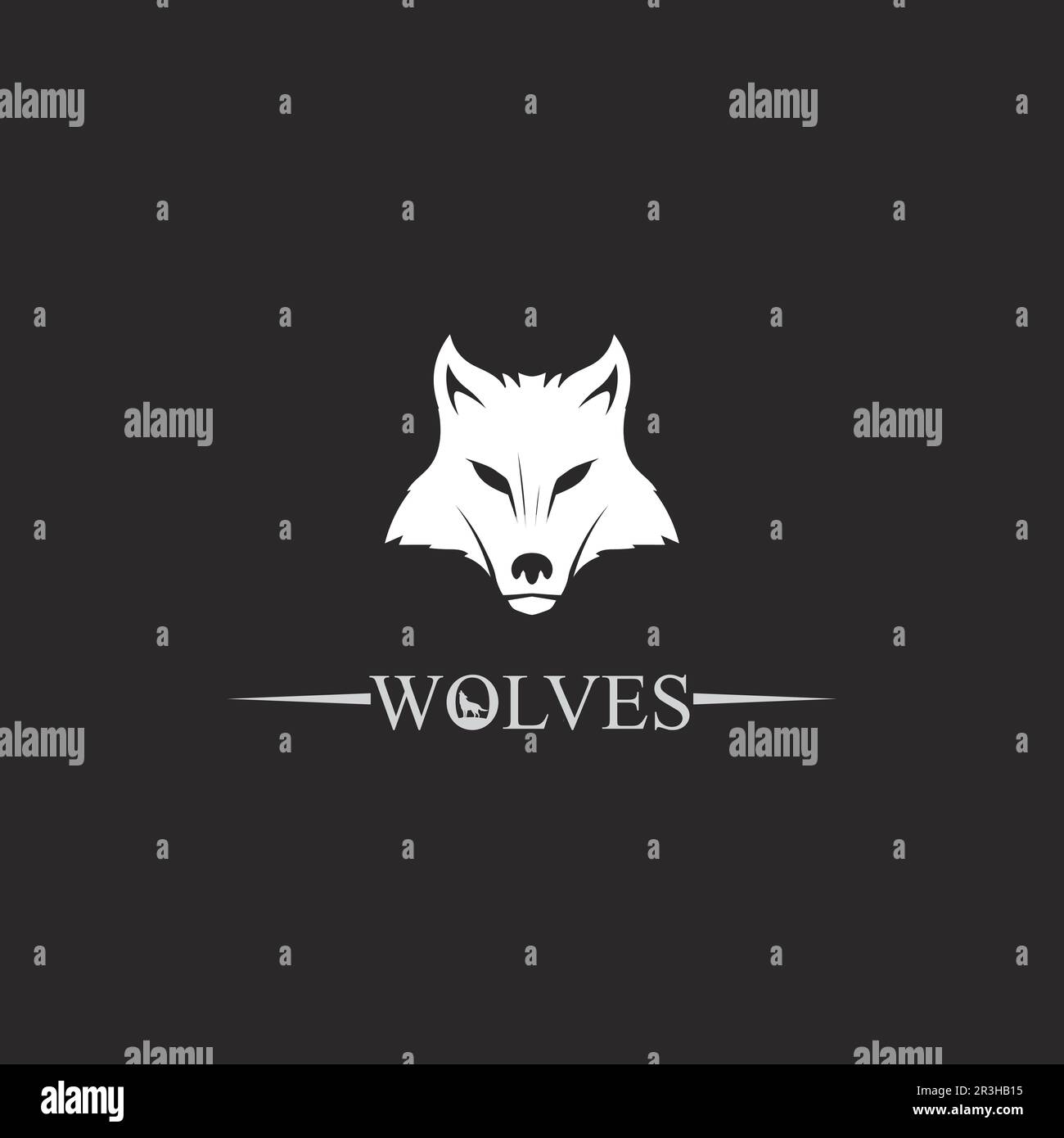 wolves logo, fox, wolf head, animal vetor and logo design wild roar dog ...