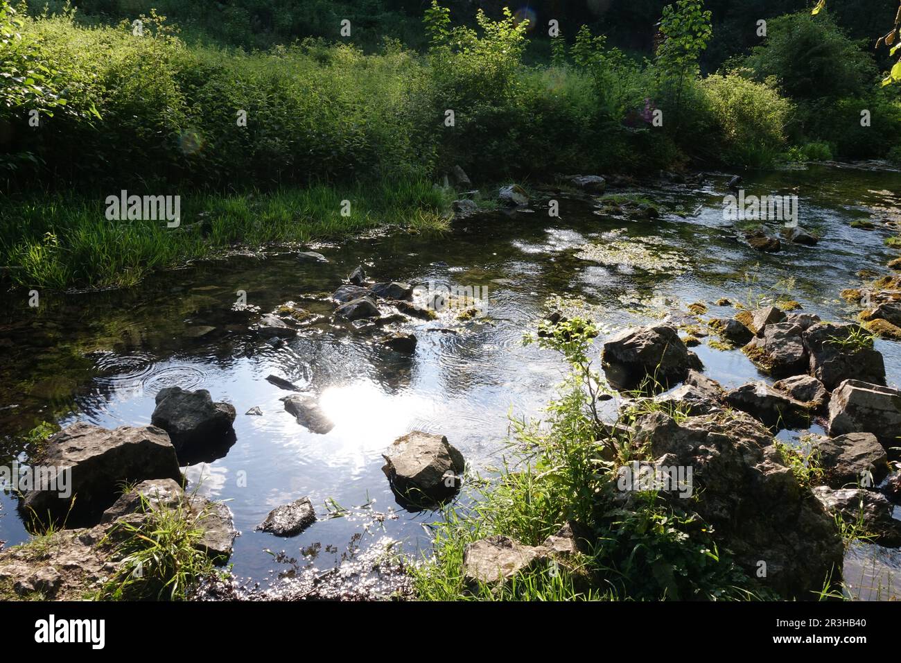 Source of the Alme Stock Photo - Alamy
