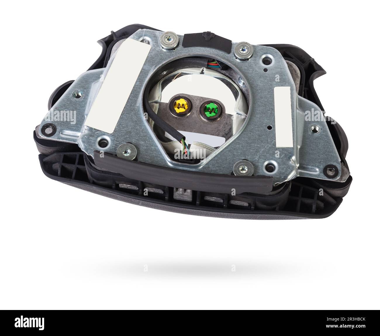 Spare part and interior element from a car driver airbag in the ...