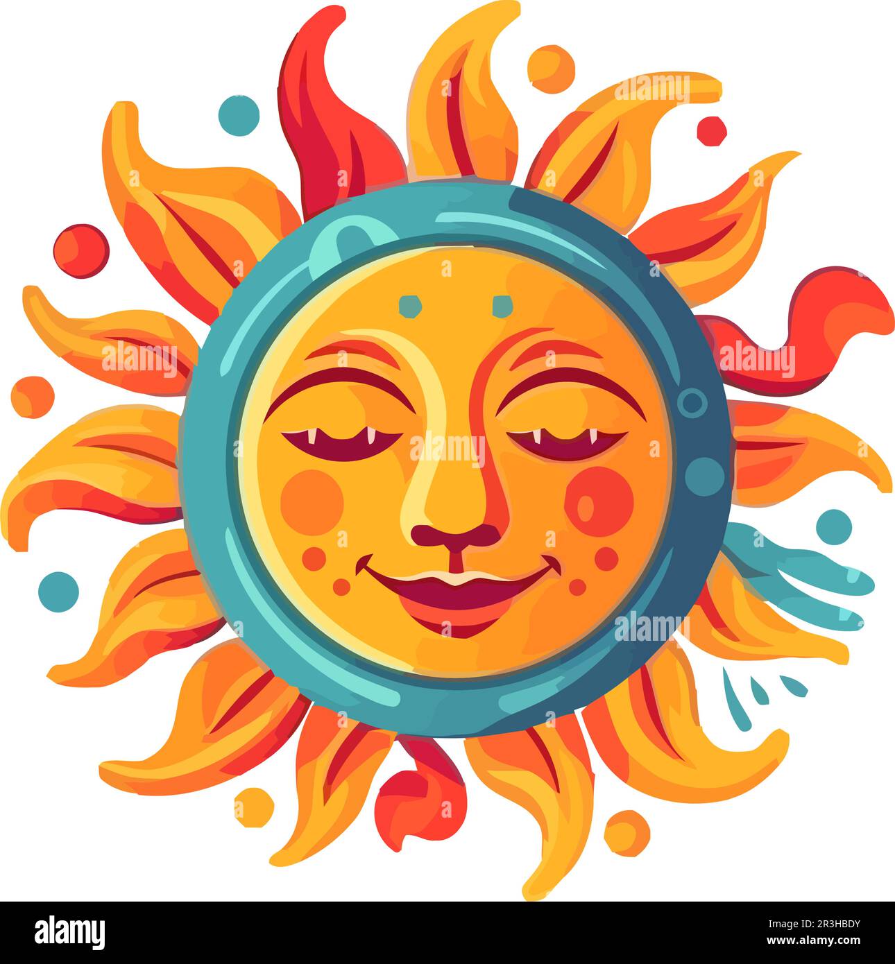 Bright yellow sun ball brings summer fun Stock Vector Image & Art - Alamy