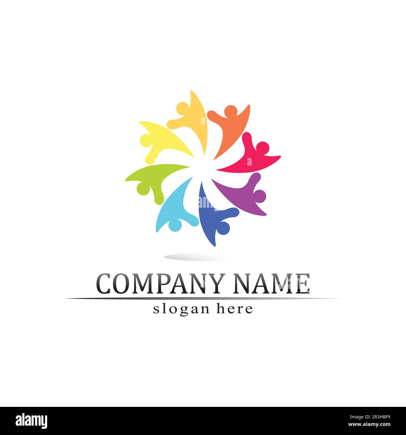 People logo, Team, Succes people work, Group and Community, Group ...