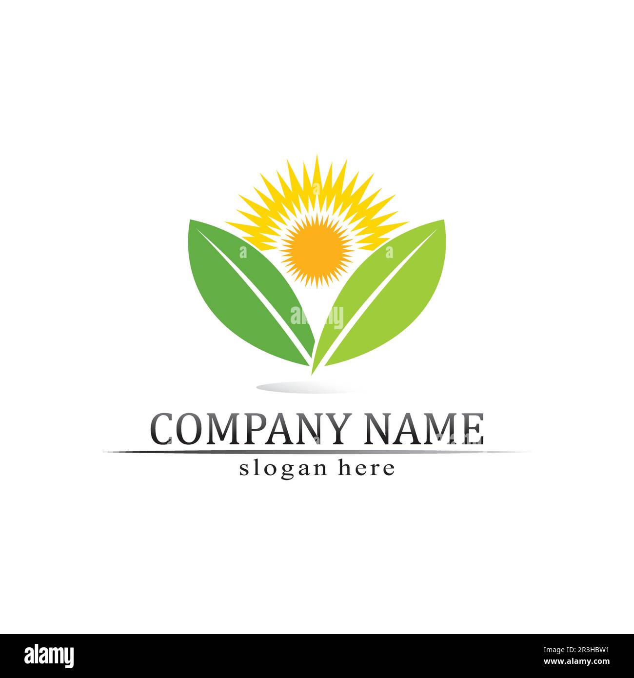 Sun and tree Stock Vector Images - Alamy