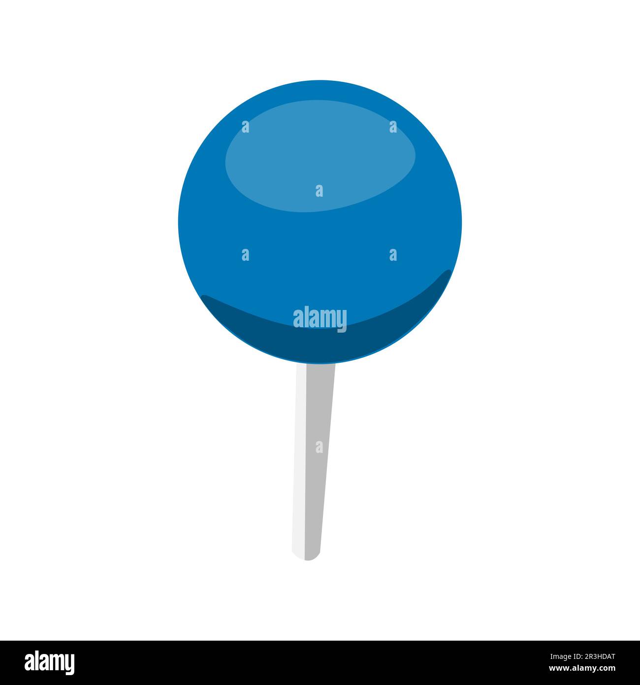 Board push pin needle office stationary icon Stock Vector Image & Art ...