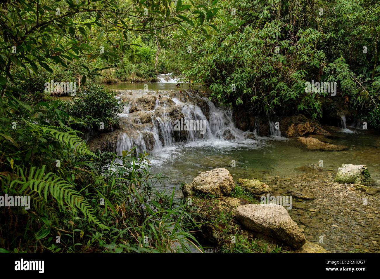 pozas de Ha' Kok , Río Tortuga, Lancetillo - La Parroquia, Franja ...