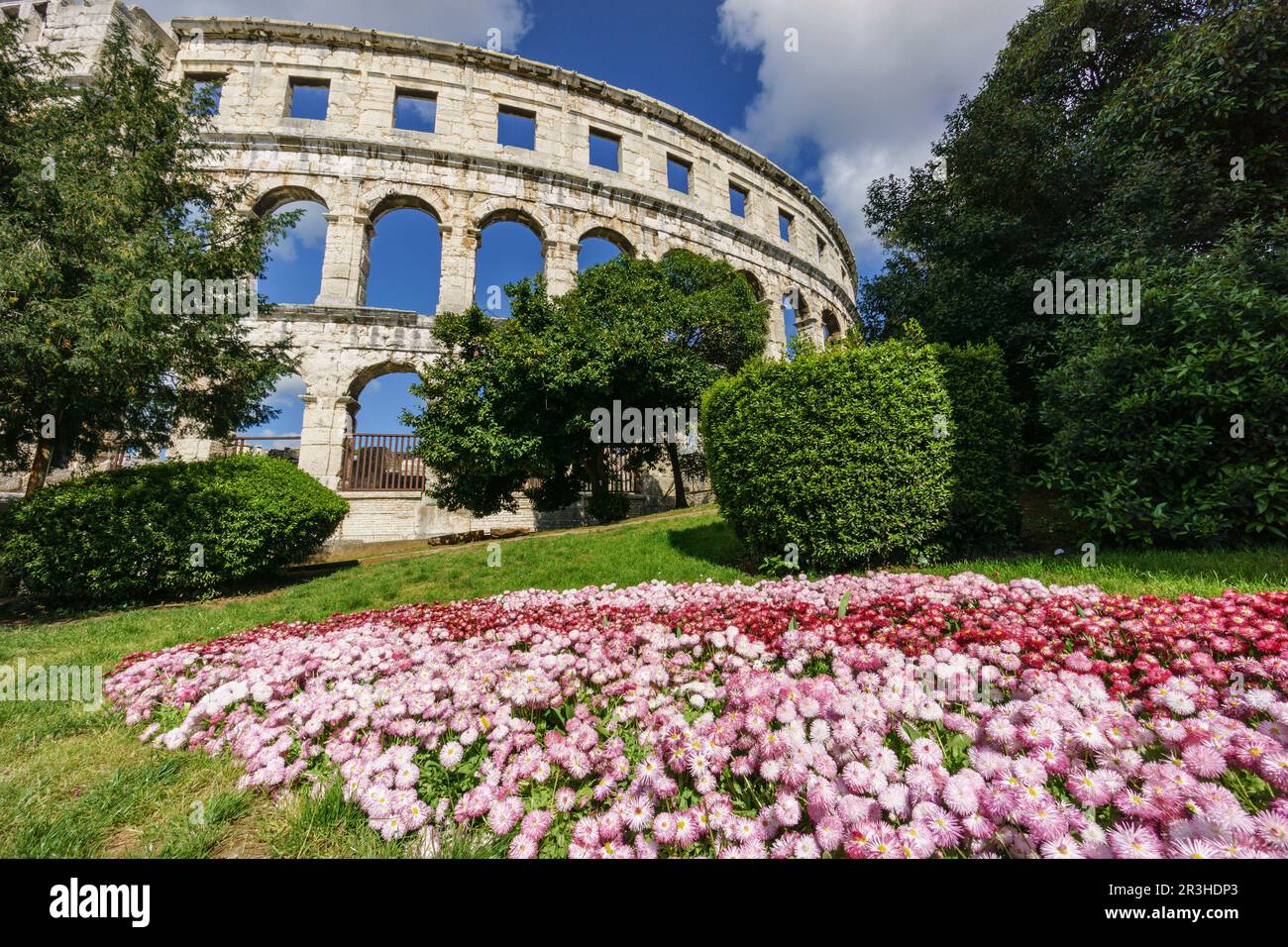 anfiteatro de Pula, Pula, peninsula de Istria, Croacia, europa Stock ...