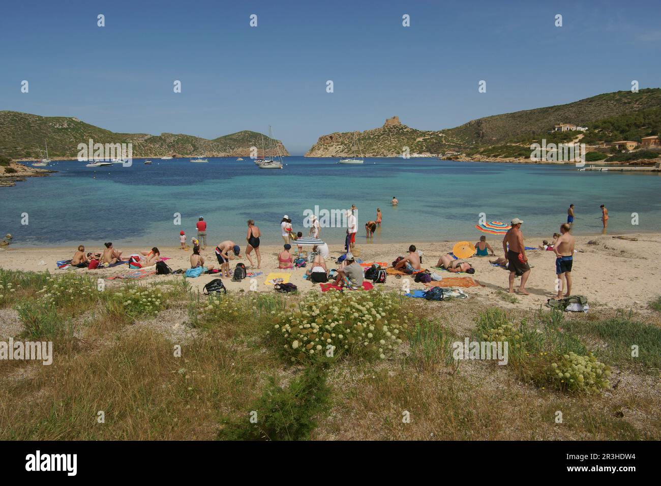 Playa de S'Espalmador.Puerto de Cabrera.Parque nacional maritimo ...