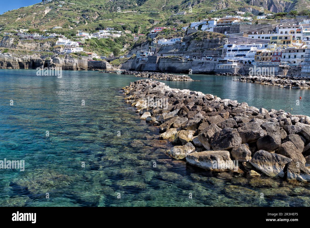 View of SantAngelo in Ischia Island Stock Photo - Alamy