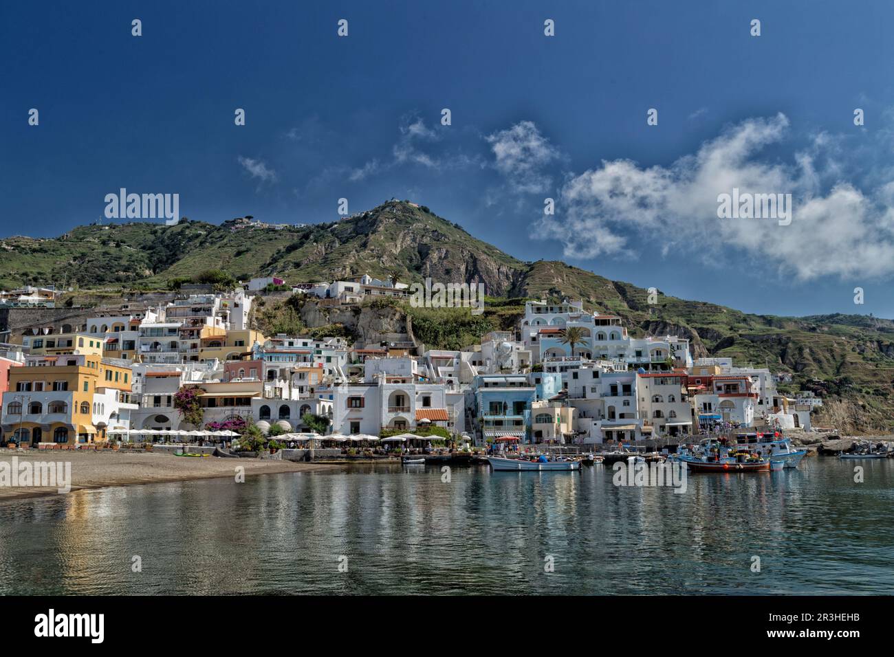 View of SantAngelo in Ischia Island Stock Photo - Alamy