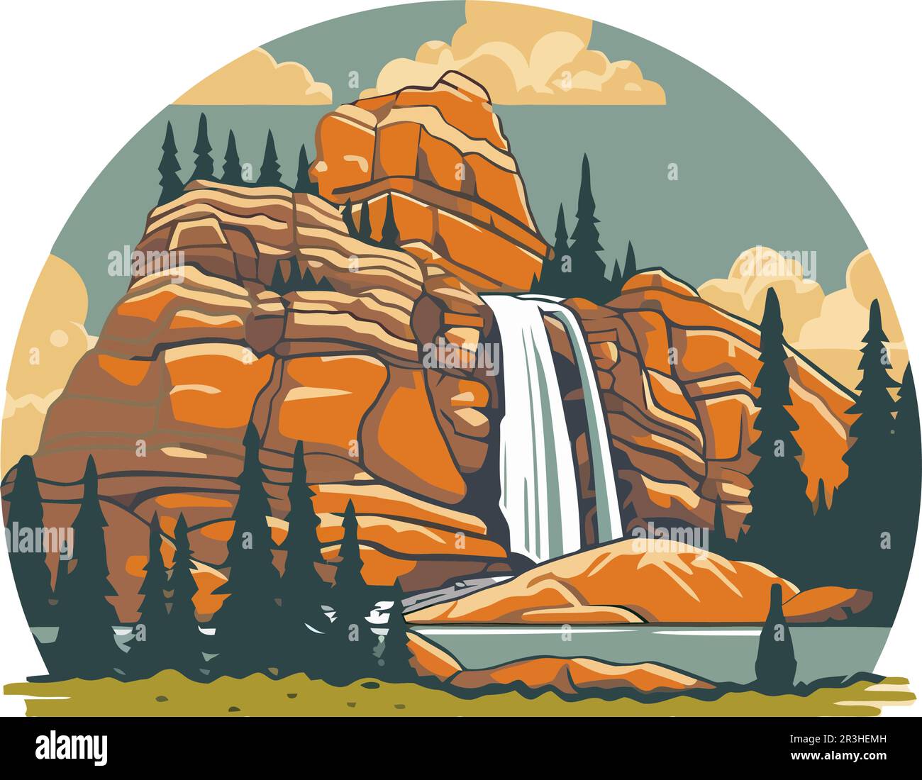 Colorado landscape summer Cut Out Stock Images & Pictures - Alamy