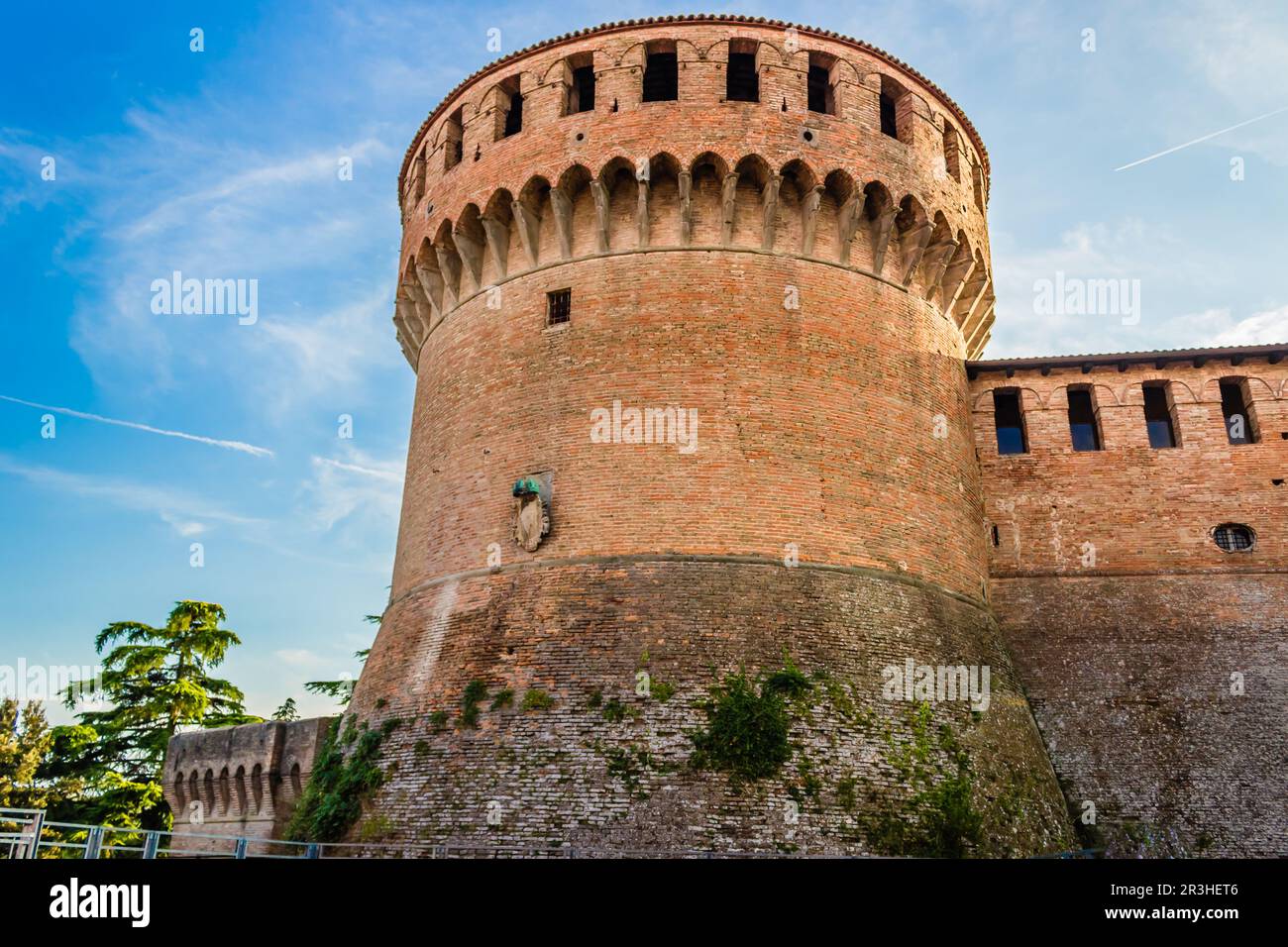 Medieval brick walls Stock Photo - Alamy