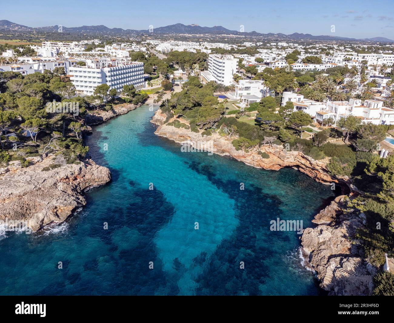 Caló de ses Egos, Cala d'Or, Santanyi, Mallorca, Balearic Islands ...