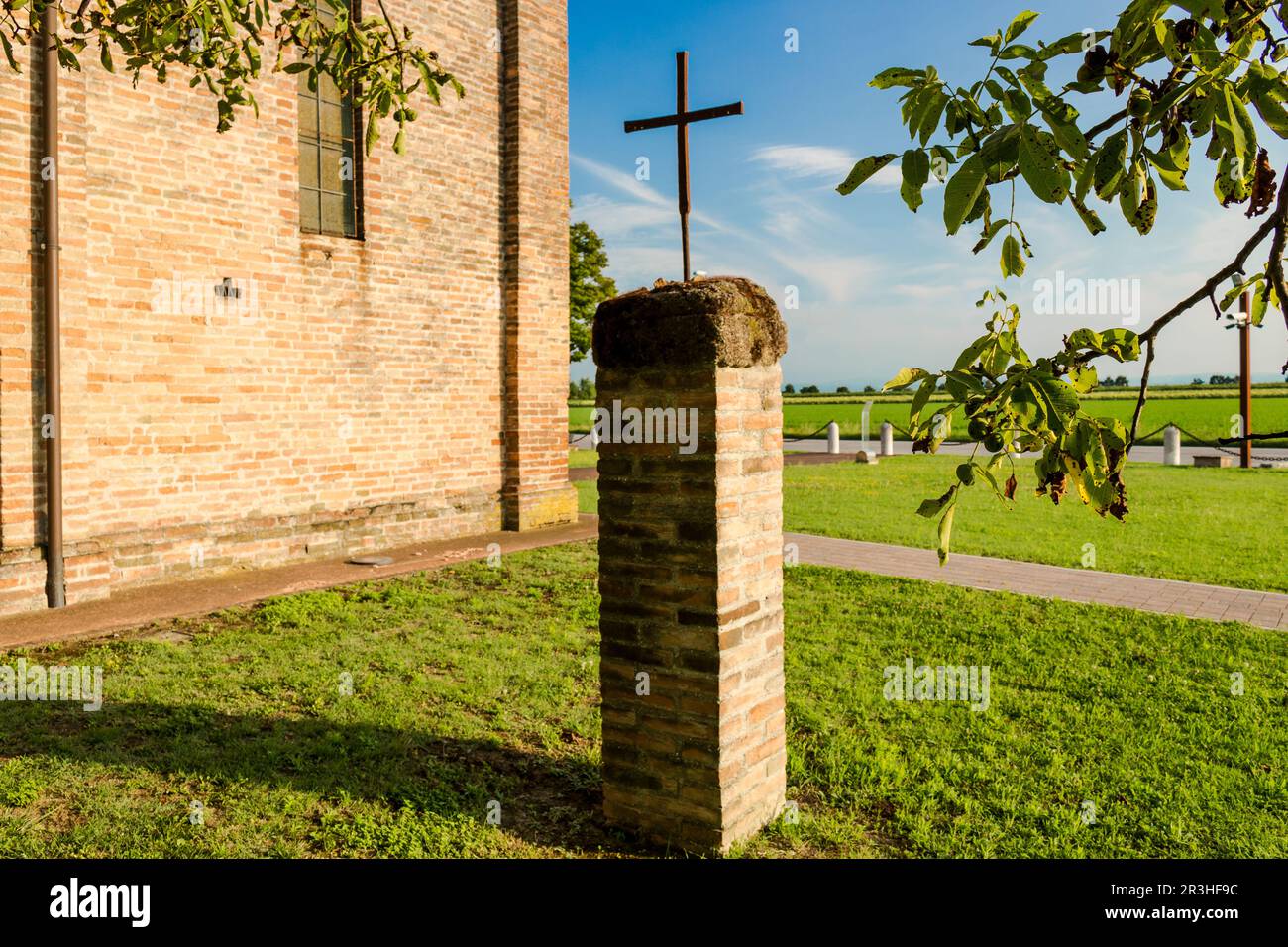 Votive aedicula devoted to Jesus Christ Stock Photo - Alamy