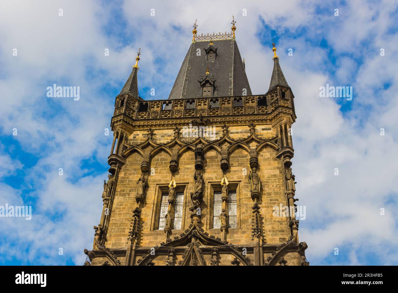 Powder Tower in Prague Stock Photo - Alamy