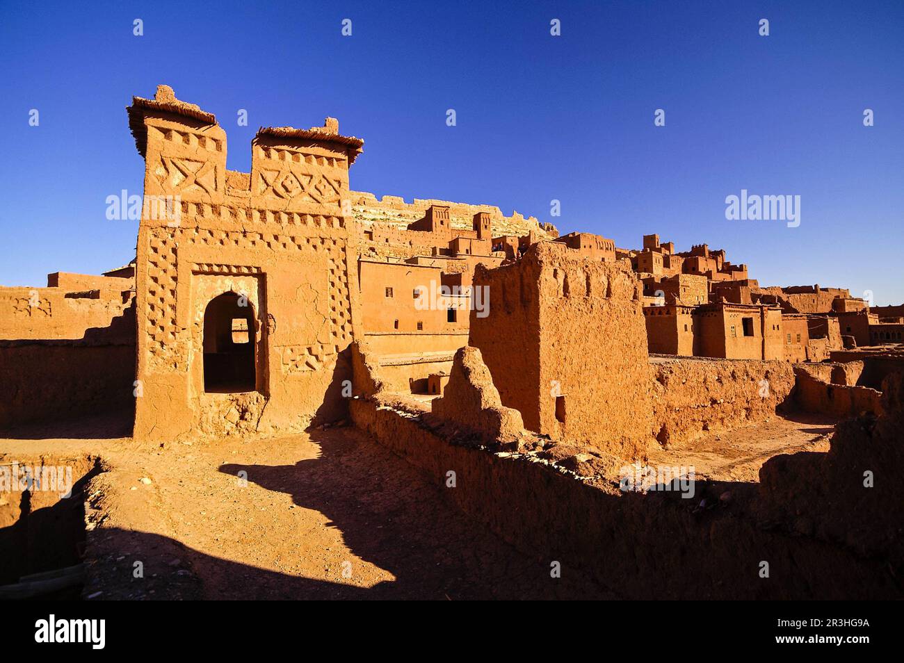 Kasbahs de Aït Benhaddou (XVI century). Atlas Mountains. Morocco ...