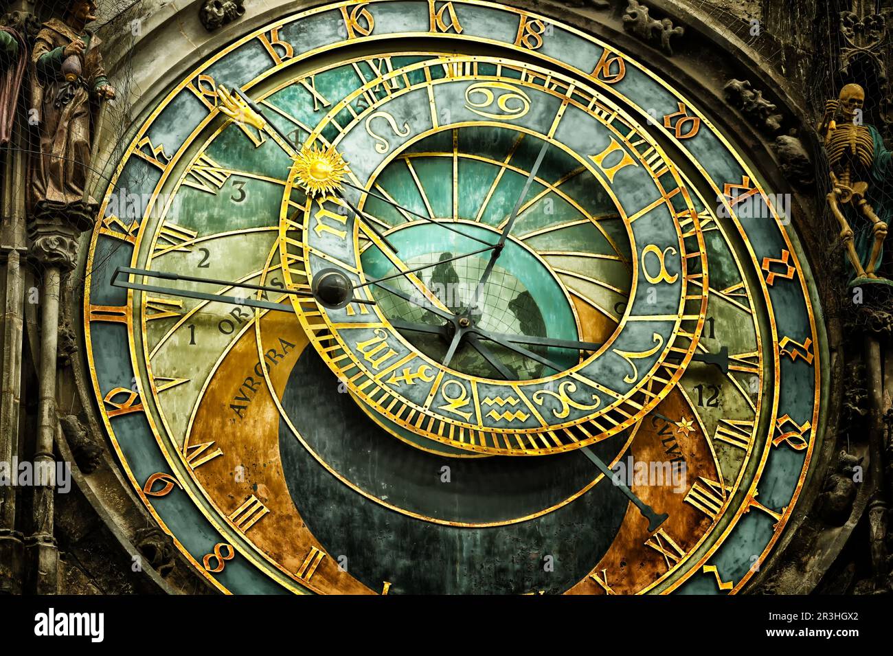 Prague astrological clock hi-res stock photography and images - Alamy