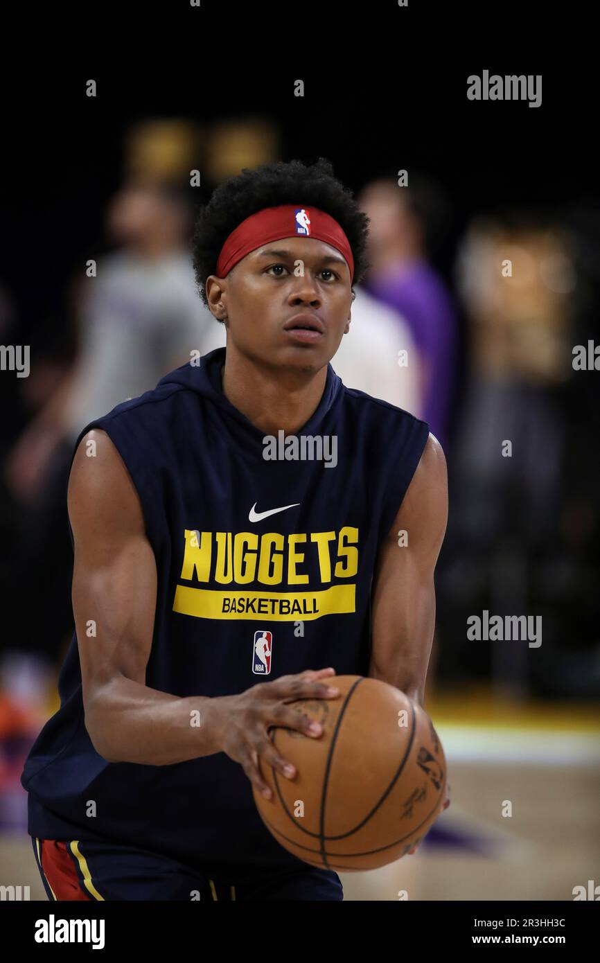 LOS ANGELES, CA - MAY 22: Denver Nuggets forward Peyton Watson (8 ...