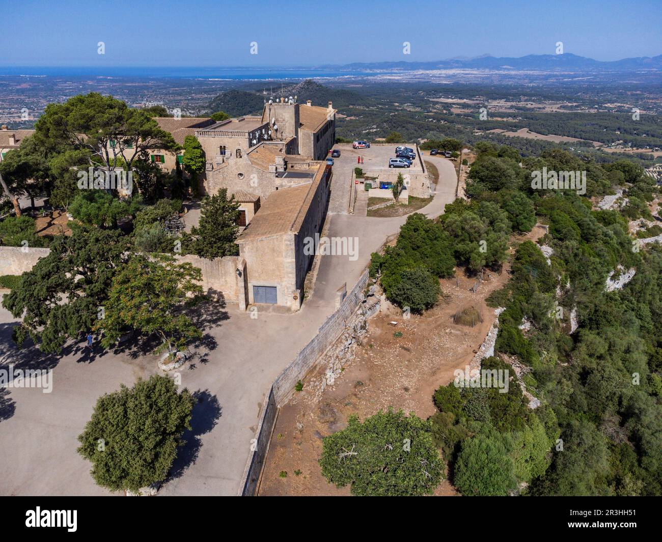 Sanctuary of Our Lady of Cura,Puig de Cura, Algaida, Mallorca, Spain ...