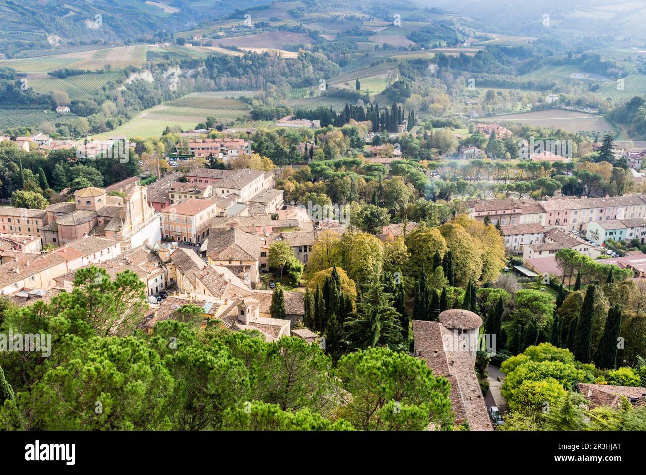 Italian medieval country village Stock Photo - Alamy