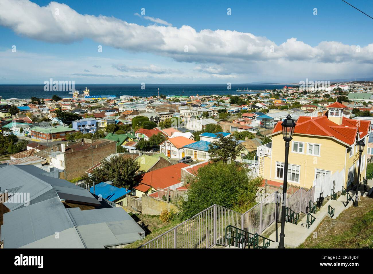 cerro de la Cruz, Punta Arenas -Sandy Point-, Patagonia, República de ...