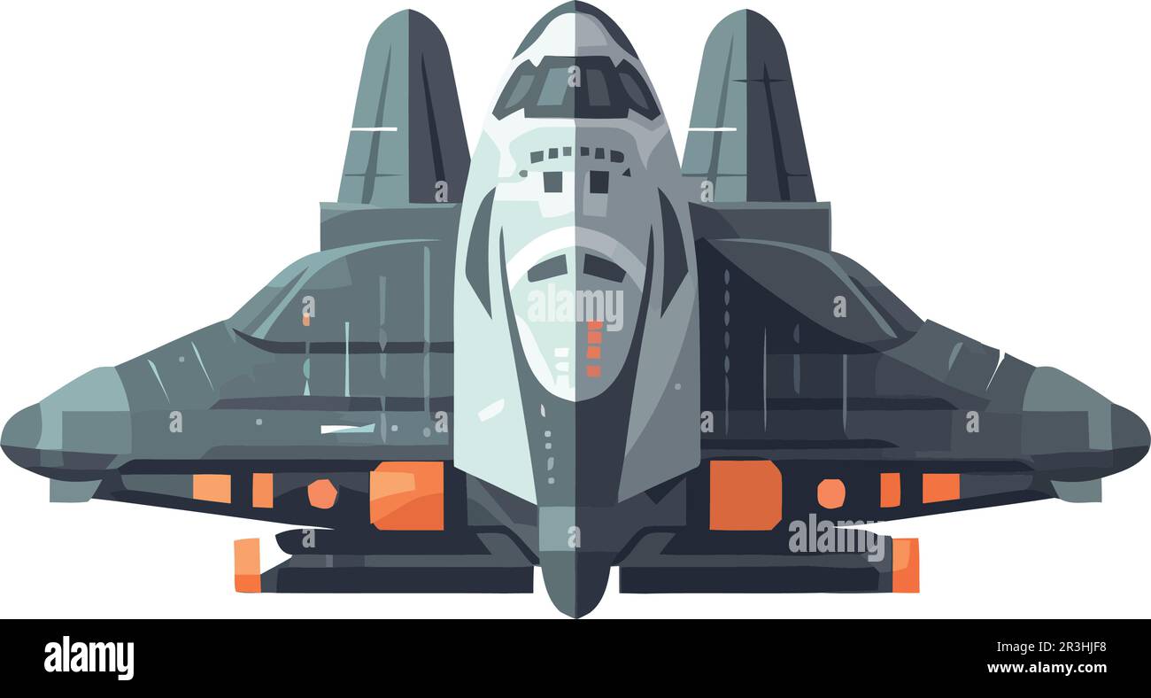 Flying military planes show aggression in conflict Stock Vector Image ...