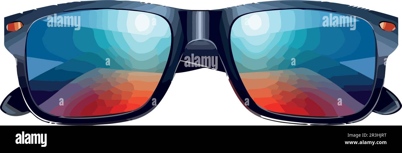 Blue lens shades Cut Out Stock Images & Pictures - Alamy