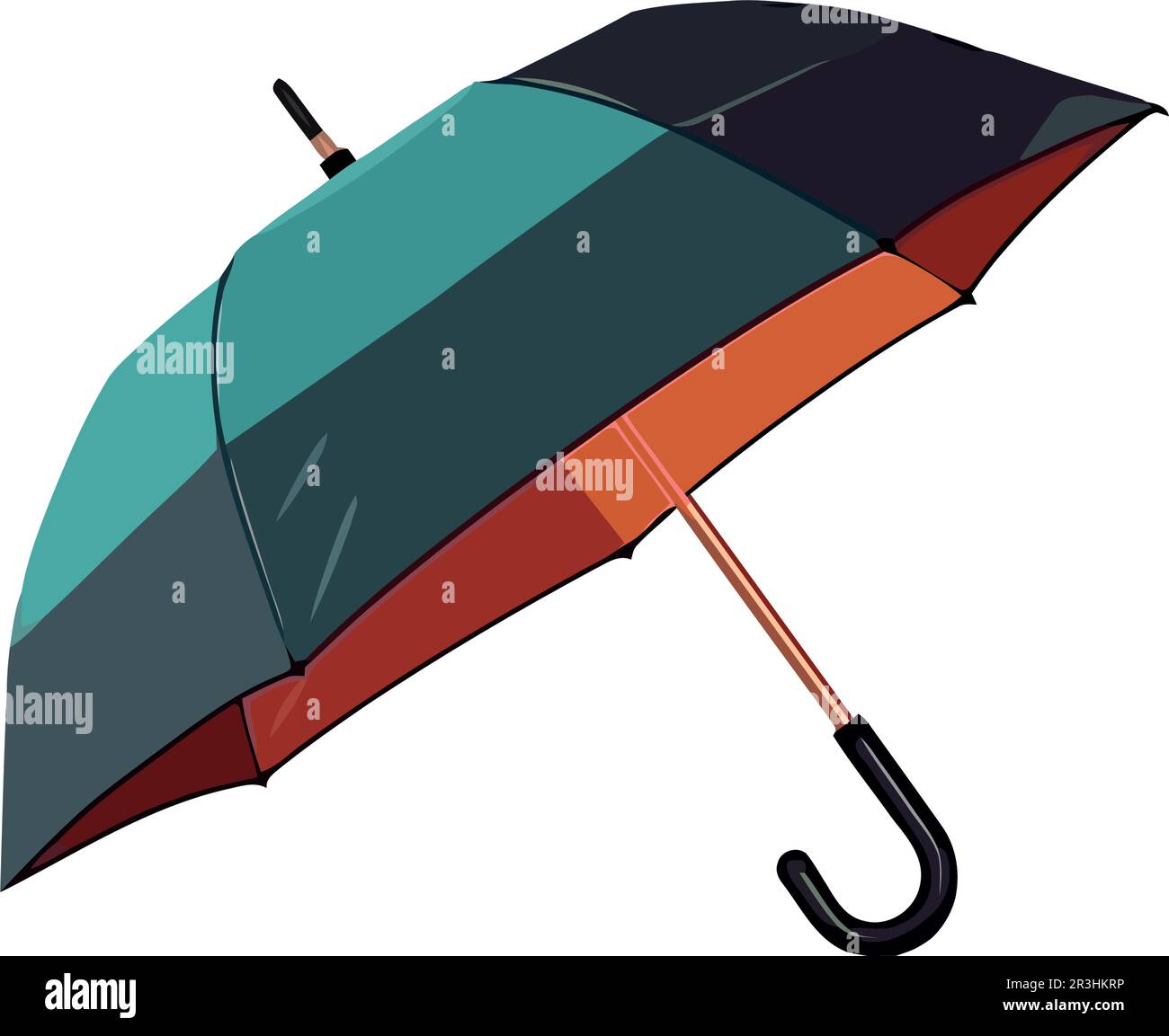 Rainy day safety with Umbrella Stock Vector Image & Art - Alamy
