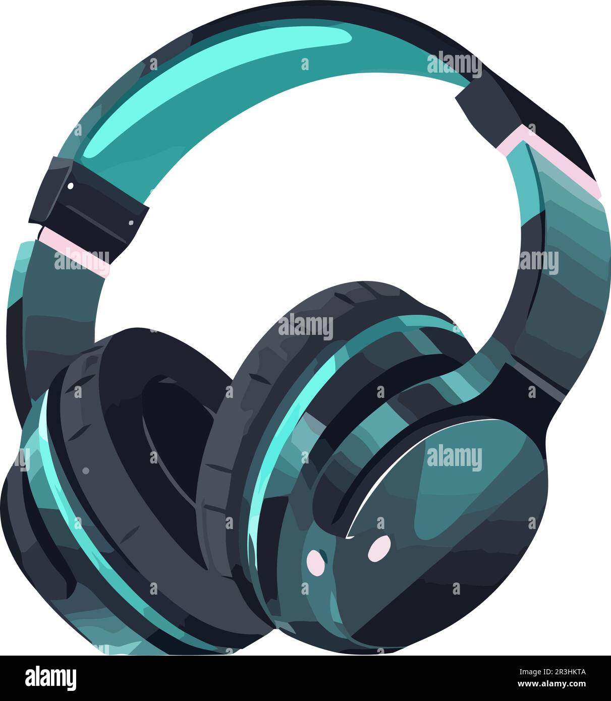 Modern headphones technology isolated Stock Vector Image & Art - Alamy