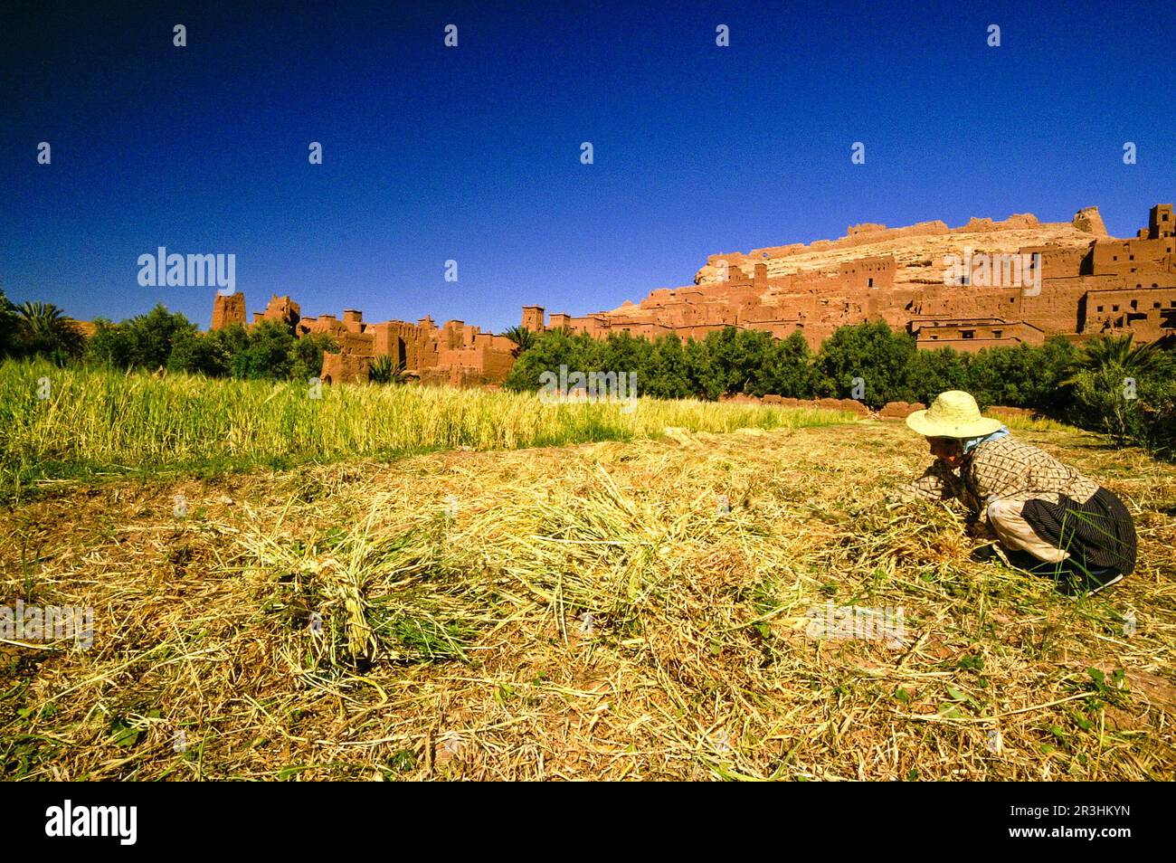 Kasbahs de Aït Benhaddou (XVI century). Atlas Mountains. Morocco ...