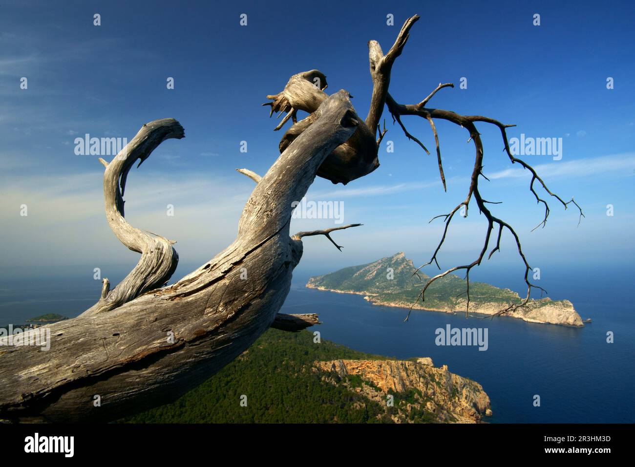 Isla Dragonera y Cala en Basset.Andratx. Ponent.Mallorca.Illes Balears ...