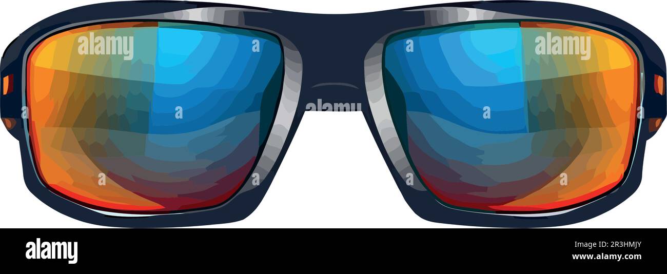 Fun sunglasses modern frame Stock Vector Image & Art - Alamy