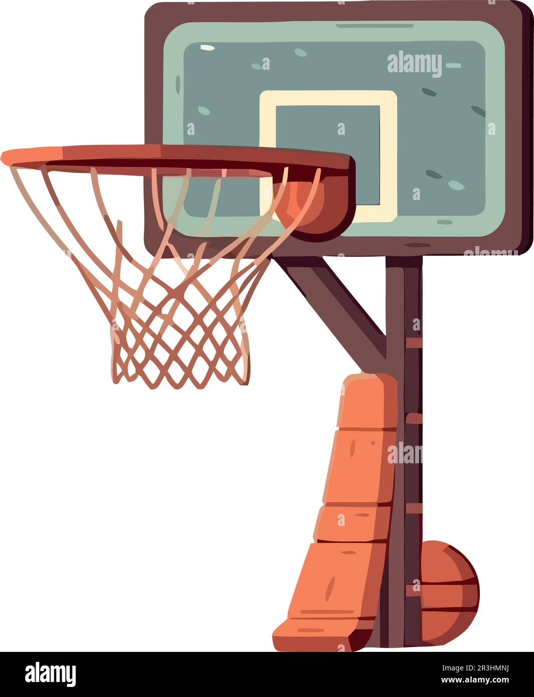 Basketball hoop equipment sports Stock Vector Image & Art - Alamy