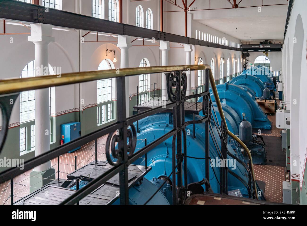 Turbine hall at Tyssedal hydropower station, Norway Stock Photo - Alamy
