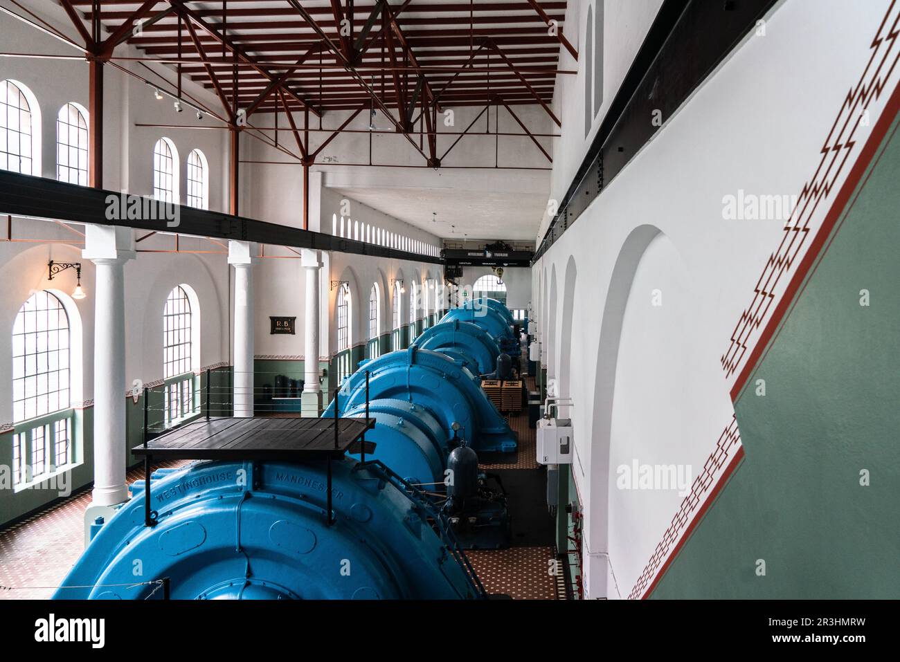 Turbine hall at Tyssedal hydropower station, Norway Stock Photo - Alamy