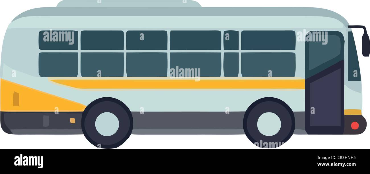 vector flat design of tour bus Stock Vector Image & Art - Alamy
