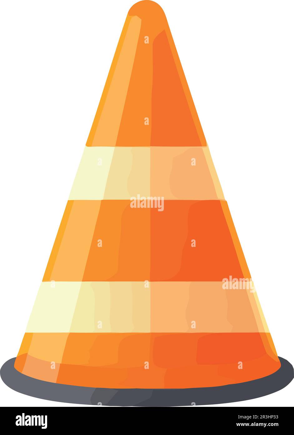 Danger Keep out, traffic cone Stock Vector Image & Art - Alamy