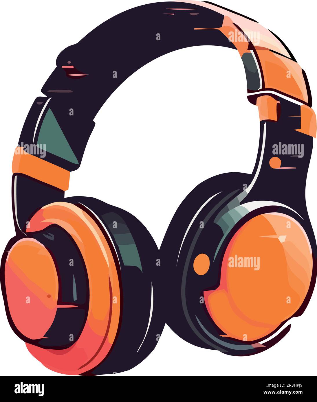 Modern vector headphones isolated Stock Vector Image & Art - Alamy