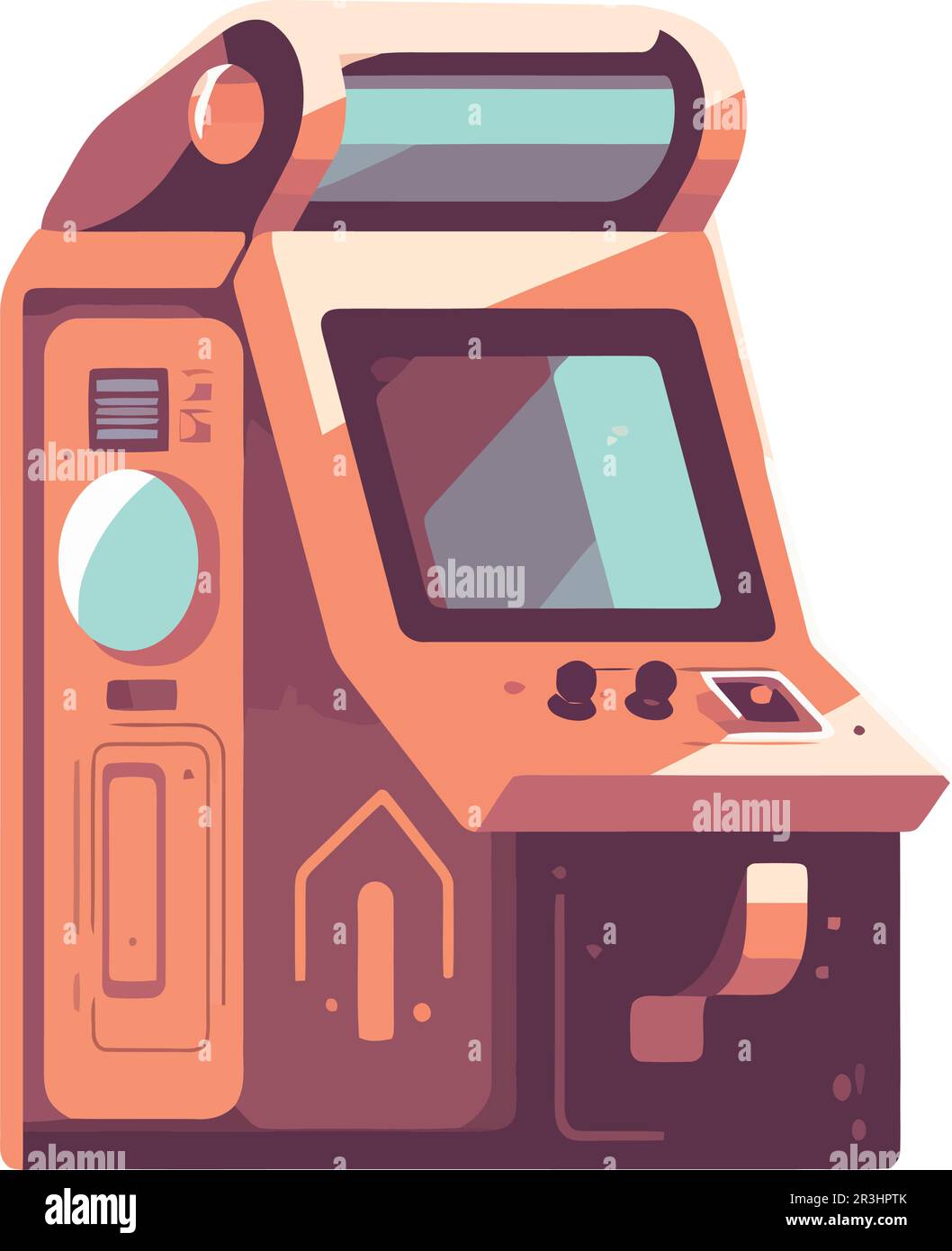 Retro games machine Cut Out Stock Images & Pictures - Alamy