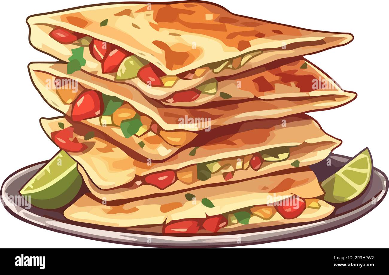 Stack of snacks with vegetables Stock Vector Image & Art - Alamy