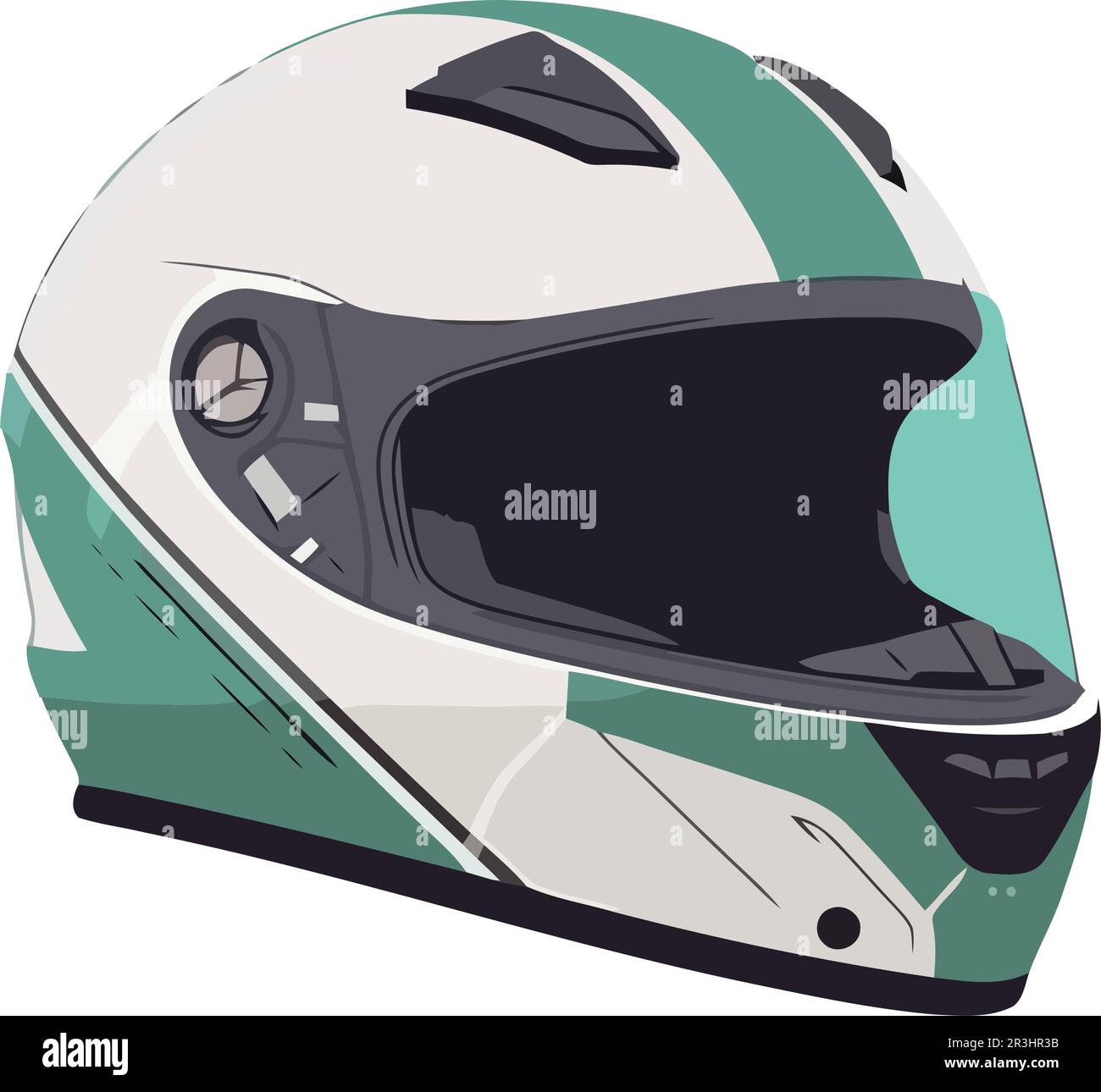 Green helmet symbolizes safety Stock Vector Image & Art - Alamy