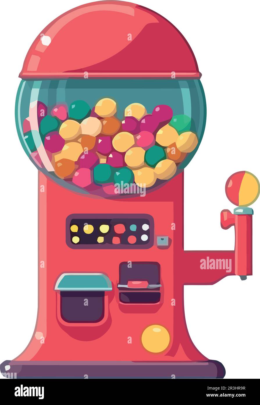 red carnival candies dispenser machine icon Stock Vector Image & Art ...