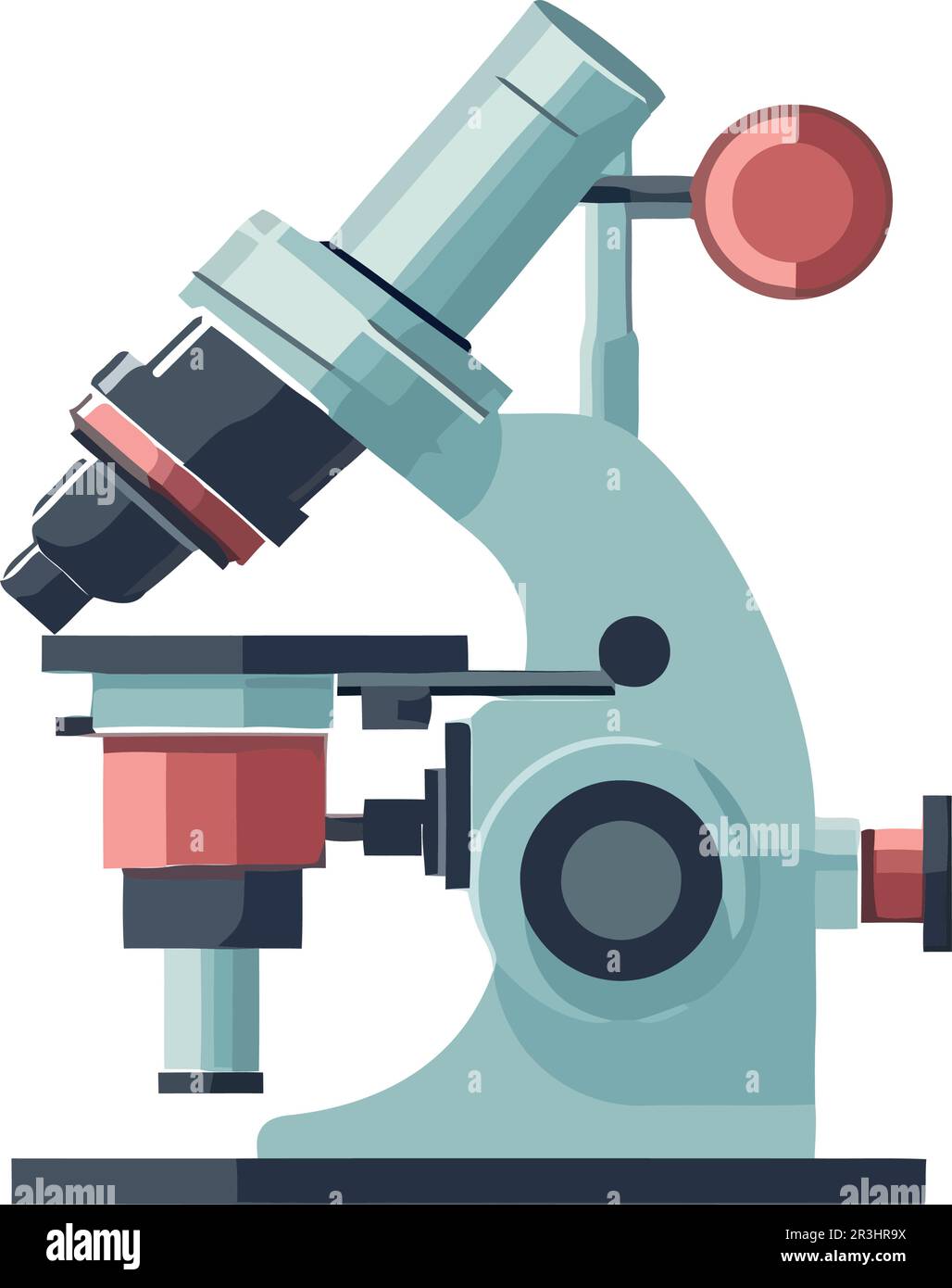 microscope for scientific experiment discovery Stock Vector Image & Art ...