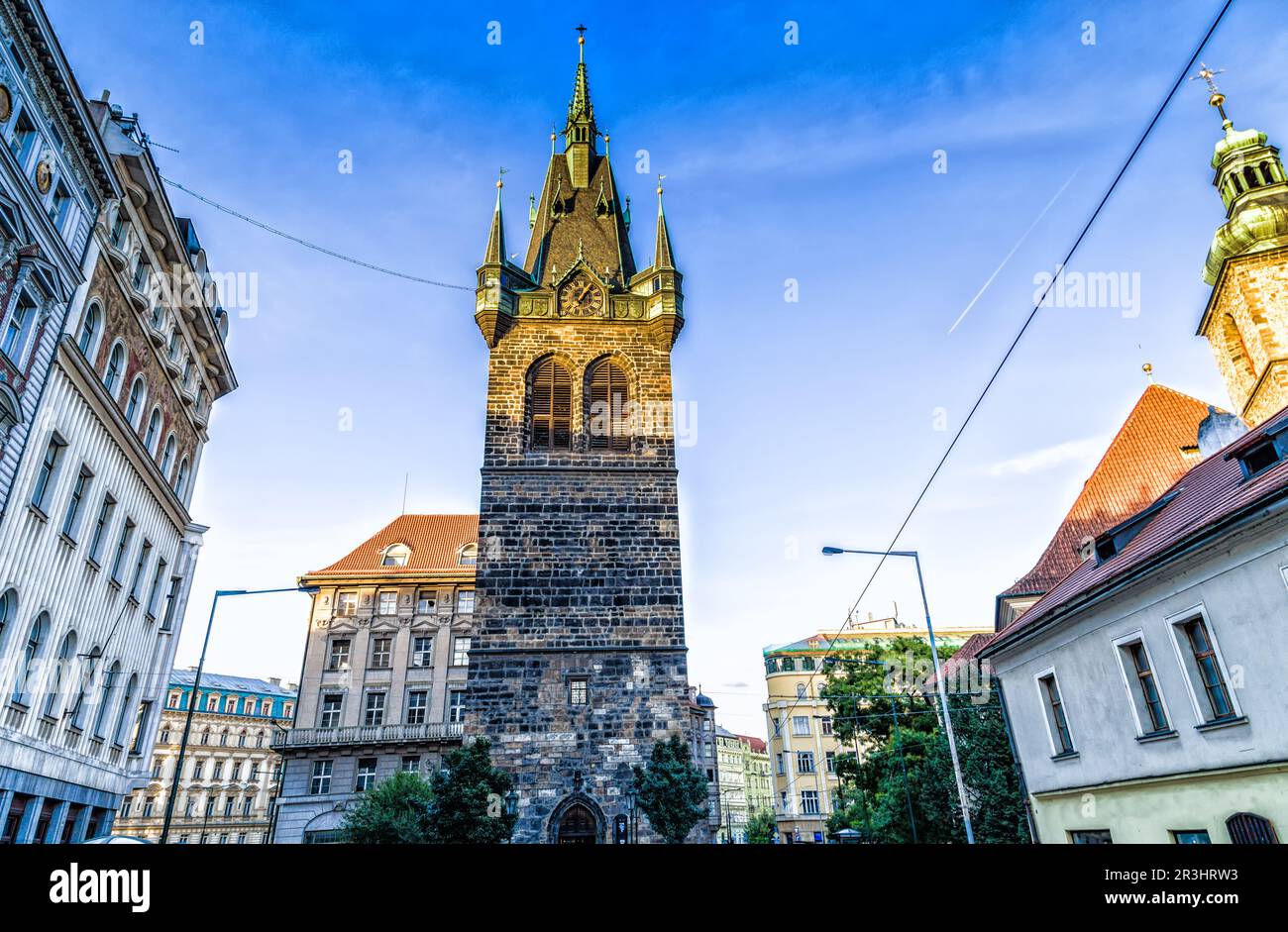 Prague: buildings and architecture details Stock Photo - Alamy
