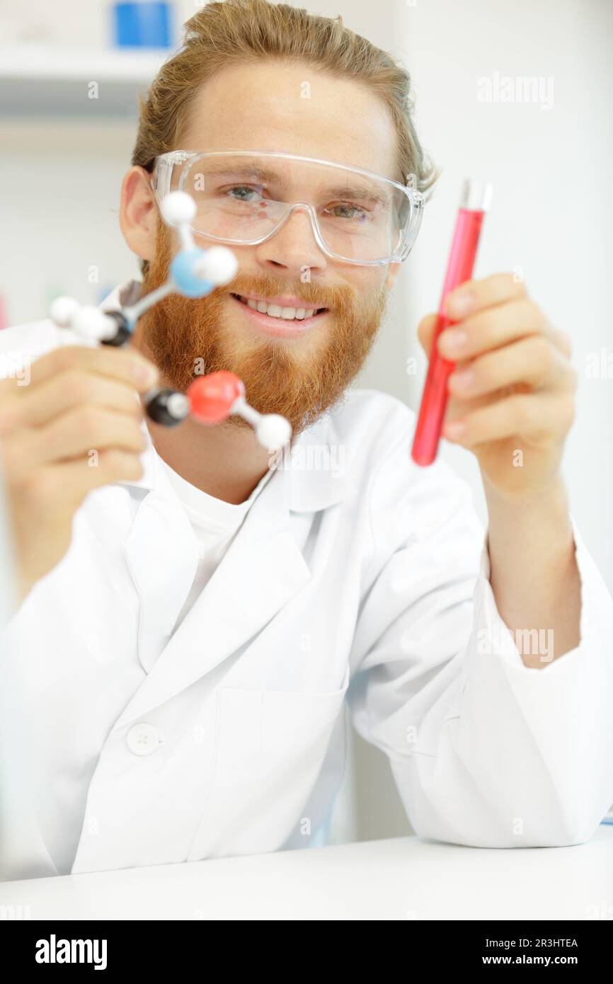 doctor man interacting with 3d dna strand Stock Photo - Alamy