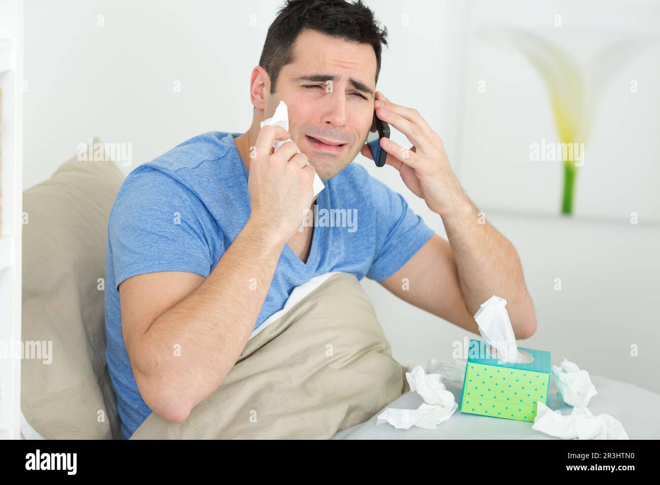 depressed man crying Stock Photo - Alamy