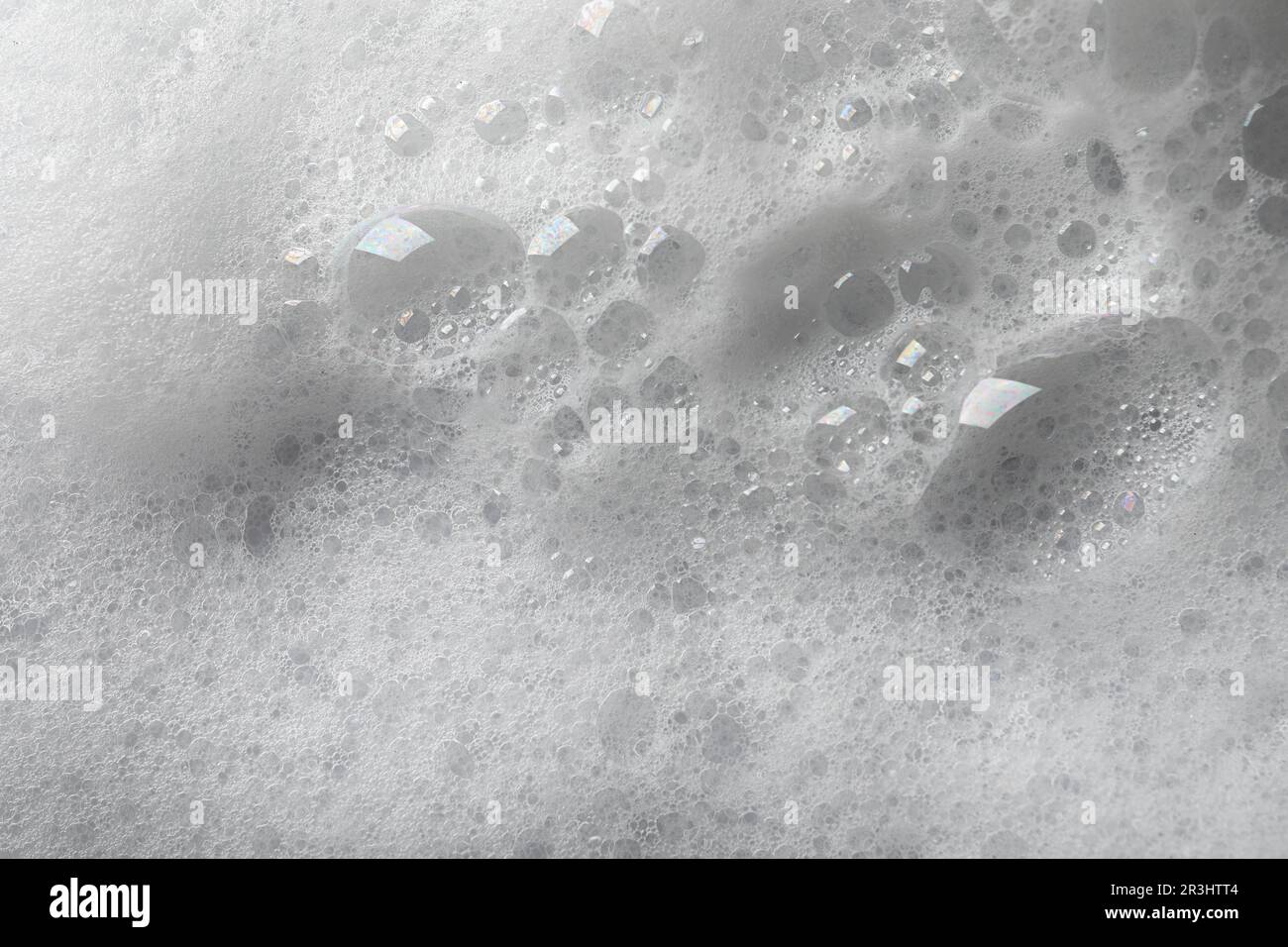 Fluffy soap foam as background, closeup view Stock Photo - Alamy