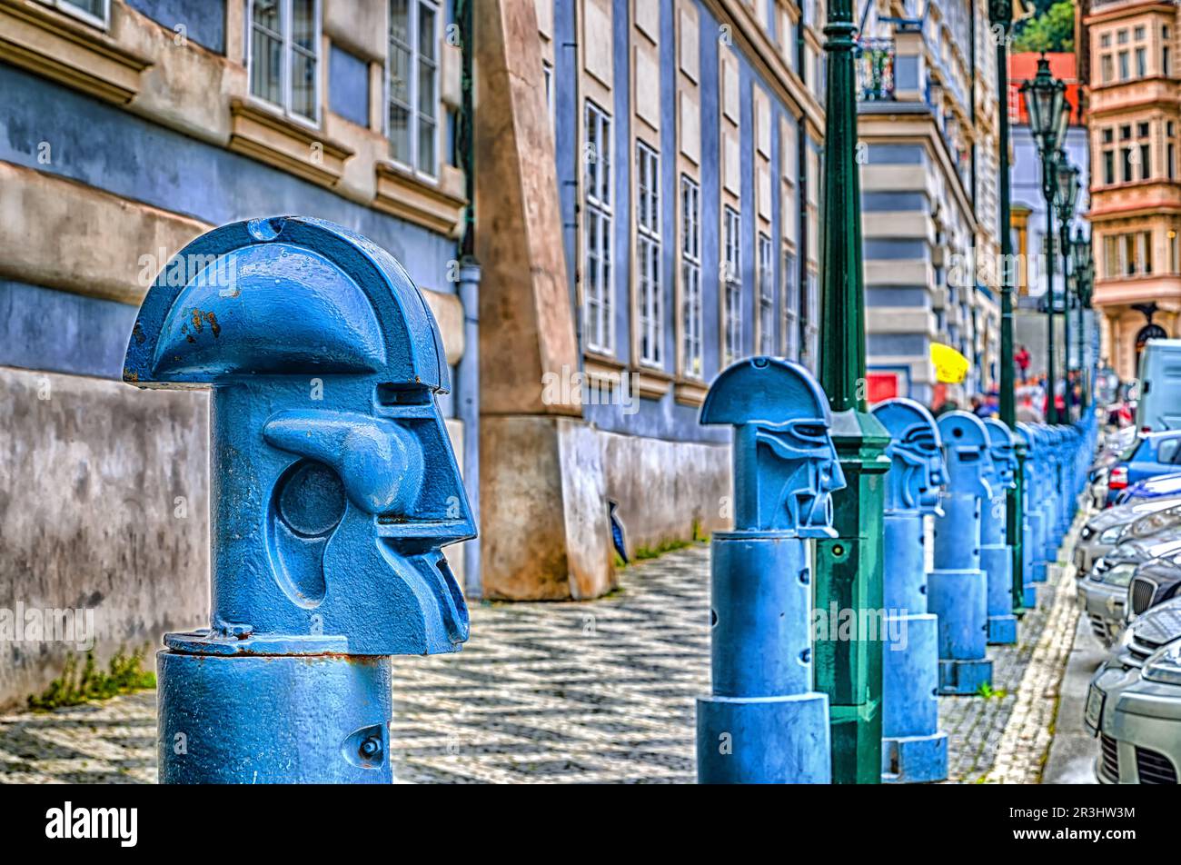 Bollards sidewalk bollard hi-res stock photography and images - Alamy