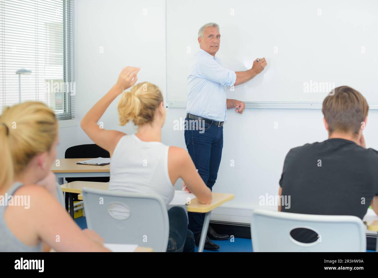 university professor doing a lecture Stock Photo - Alamy