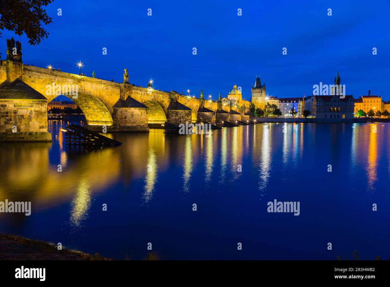 View old buildings vltava river hi-res stock photography and images - Alamy