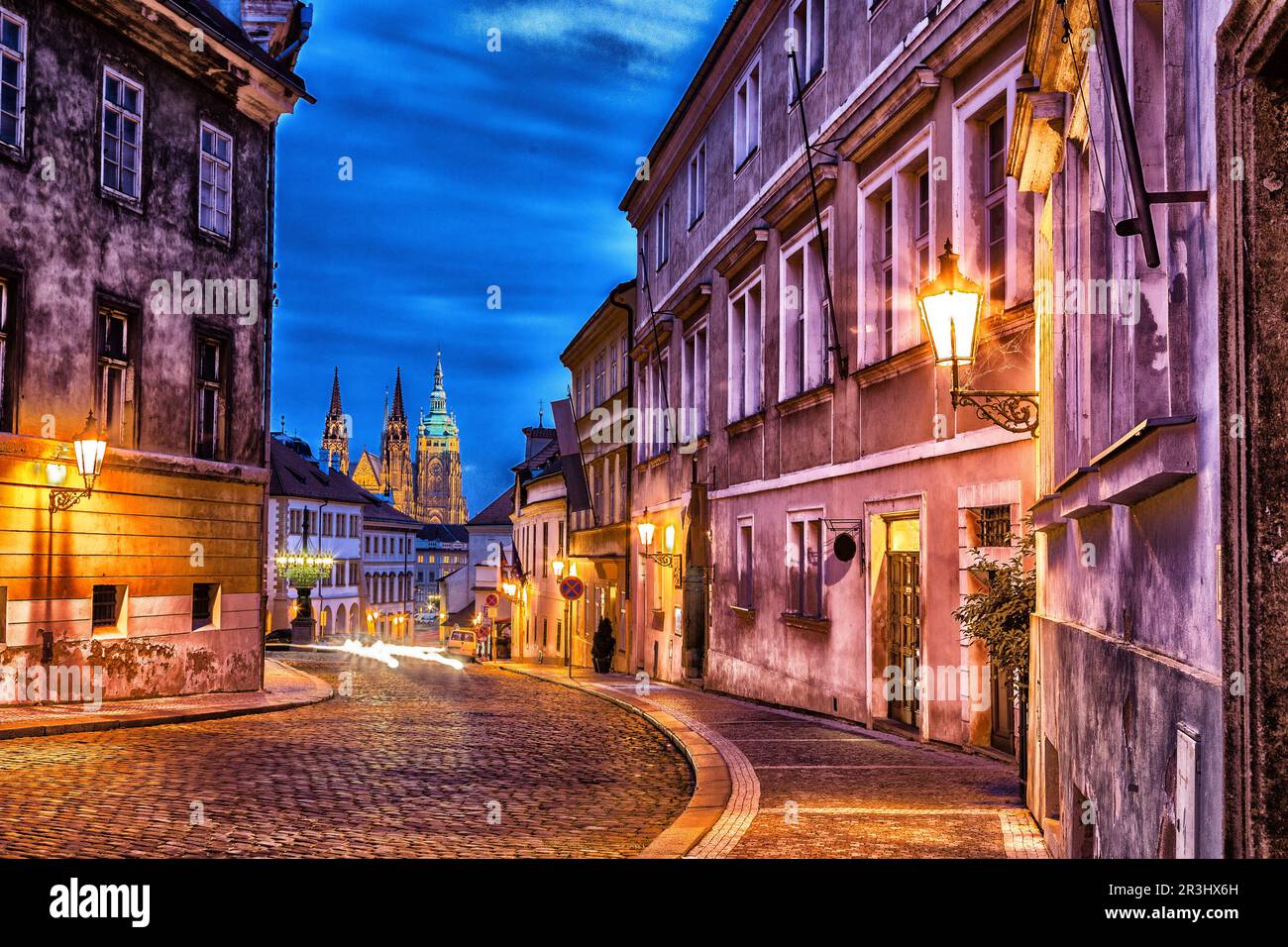 Mala Strana streets Stock Photo - Alamy