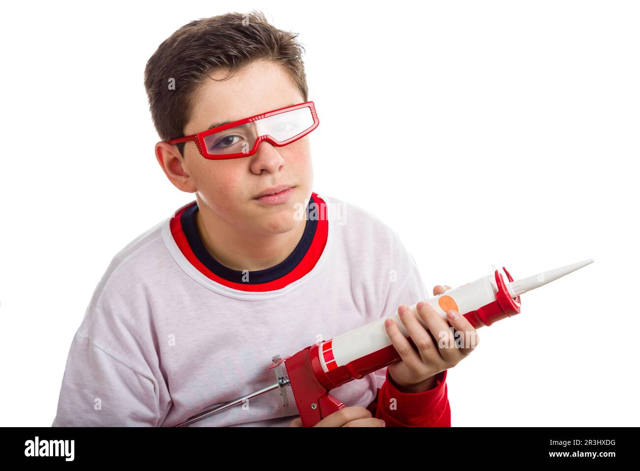 Caulking child hi-res stock photography and images - Alamy